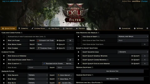 🔥 Path of Exile 2 Lootfilter Guide (Filterblade, Neversink)
